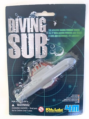 NIP Toysmith Diving Sub Toy Powered by Baking Powder | eBay