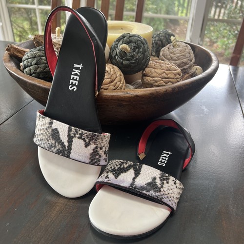 Tkees Charlie - Snakeskin/Red Combo - Size 8 | eBay