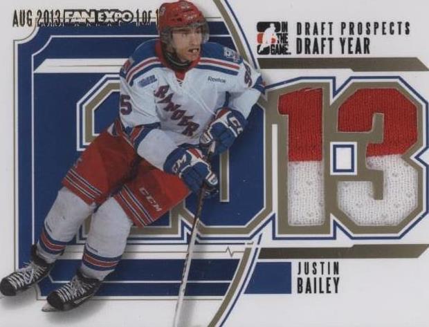 2013 In the Game Draft Prospects - Draft Year Justin Bailey #DY-09 Gold ...