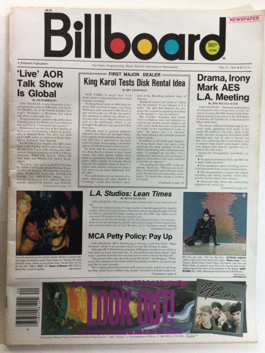 Billboard Magazine Layout