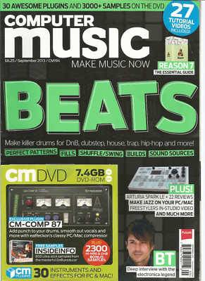 COMPUTER MUSIC MAGAZINE ISSUE 194 SEPT.2013, W/ FREE DISC, BEATS | eBay