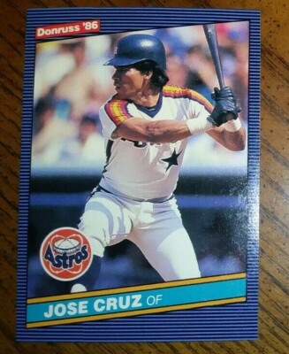 1986 - Leaf - Donruss '86 - Jose Cruz - Card # 60 | eBay