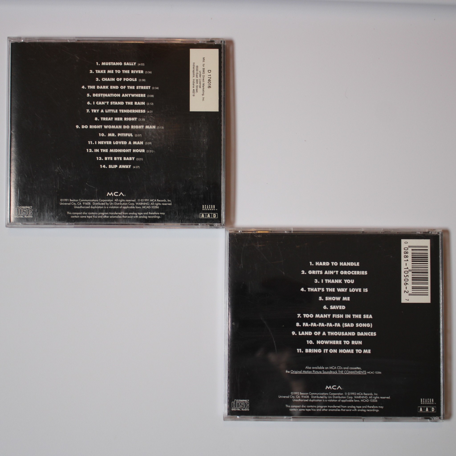 The Commitments Original Motion Picture Soundtrack & Vol 2 CD Bundle ...