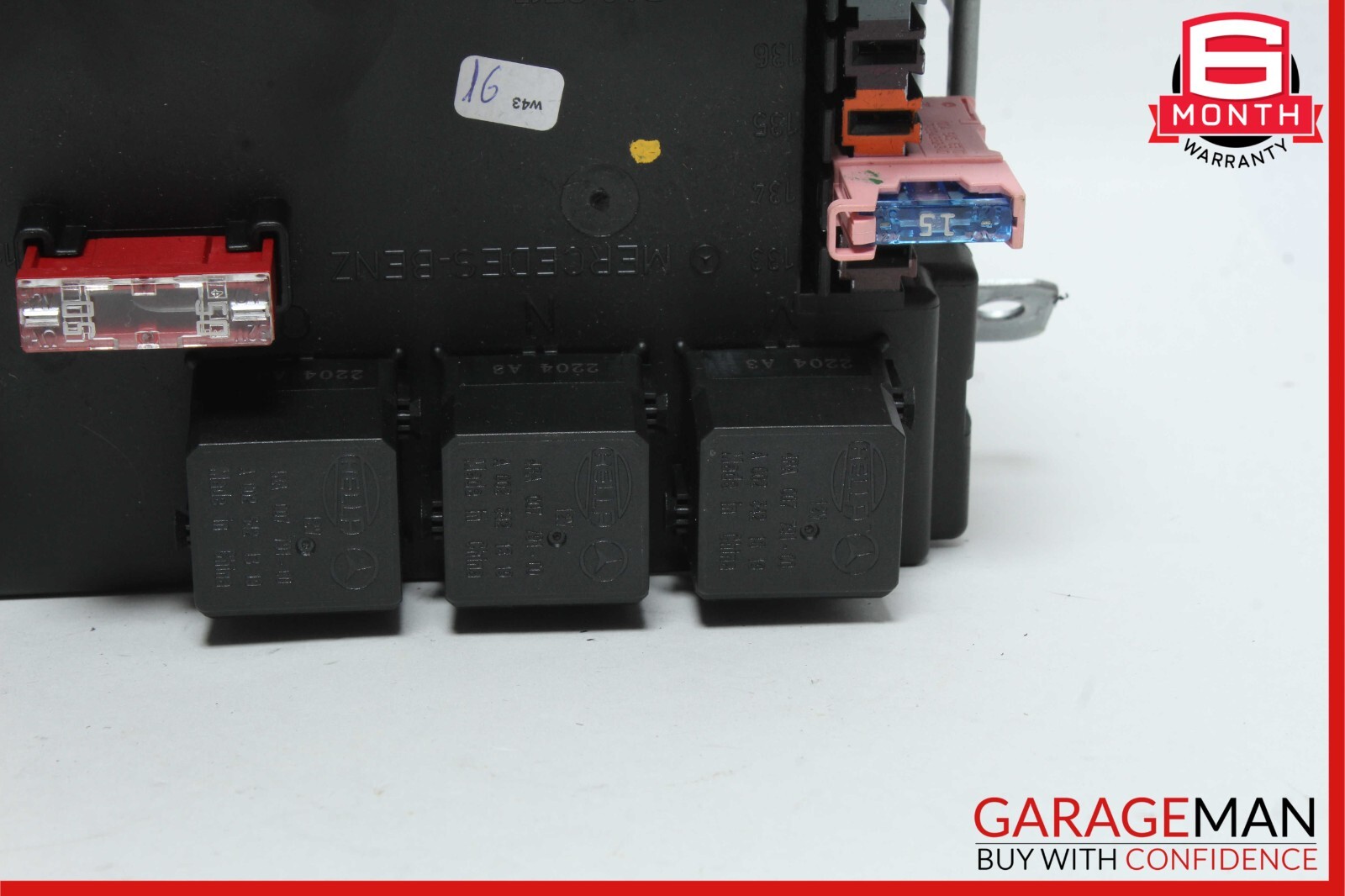 10-13 Mercedes W221 S550 S350 S65 Rear Sam Fuse Box Relay Module ...