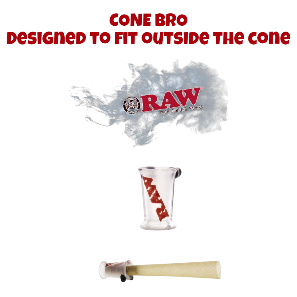 3 Pack RAW Trio Glass Filter Tips Cone Bro, X-Tip Round, & X-Tip Flat ...