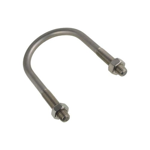 Qty 10 Round U Bolt M12 (12mm) x 89mm ID x 140mm Long Stainless A4-70 ...