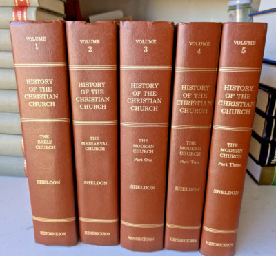 History of the Christian Church by Henry Sheldon 5 Vol Set (1988 HBs ...