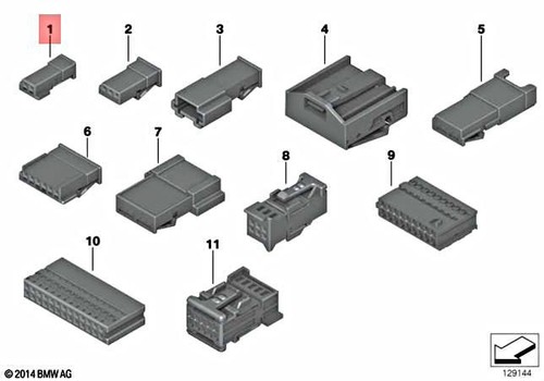 Genuine BMW Repair Kit For 2 Pin Socket Housing Plug 61132360043 | eBay