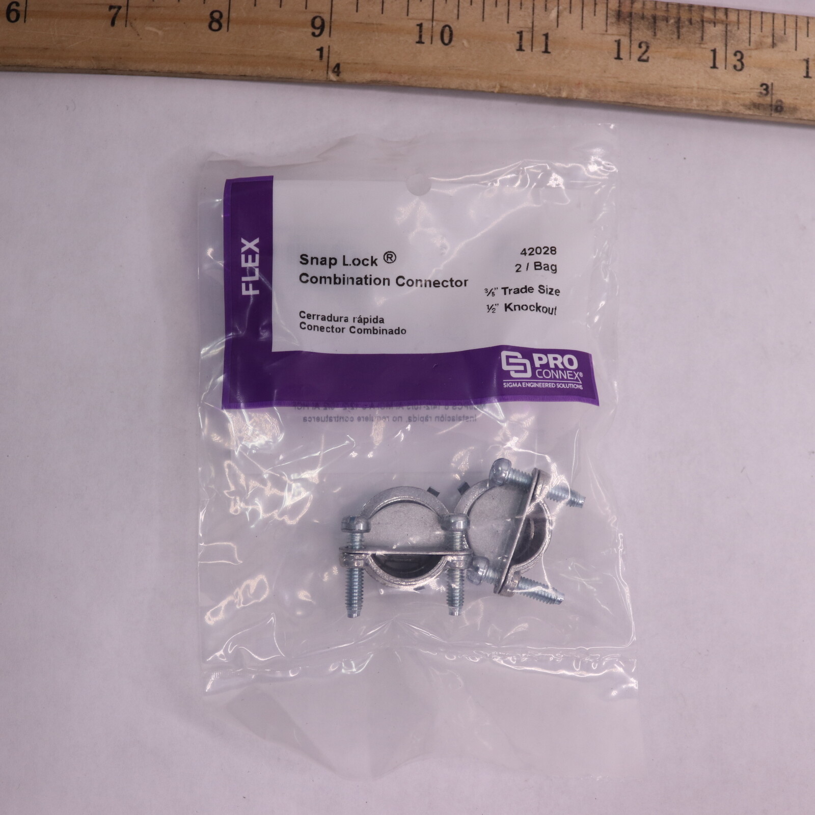 (2-Pk) Pro Connex Combination Connector Conduit Fitting 3/8" 42028 | eBay