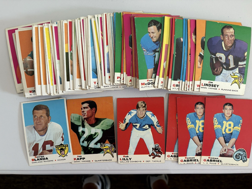 (121) 1969 TOPPS FOOTBALL LOT | eBay
