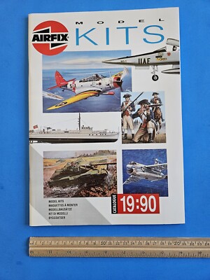 Airfix Model Kits Catalog 1990 Aircrafts Cars Tanks Warships Magazine ...