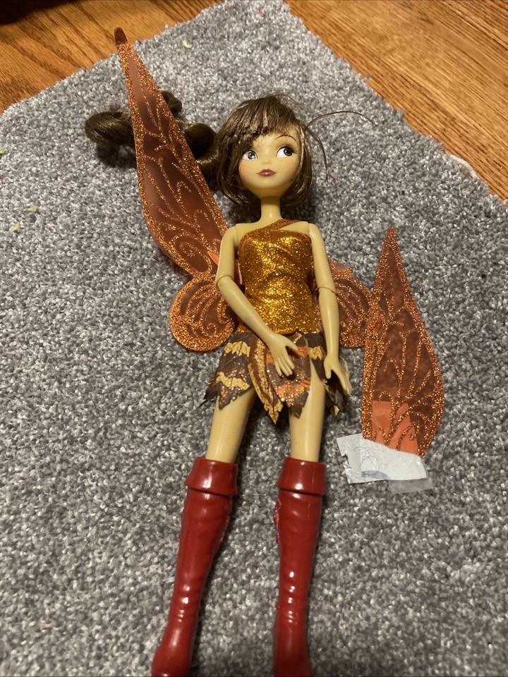Disney Store Fairies Tinkerbell Fawn Doll Fluttering Wings Legend ...