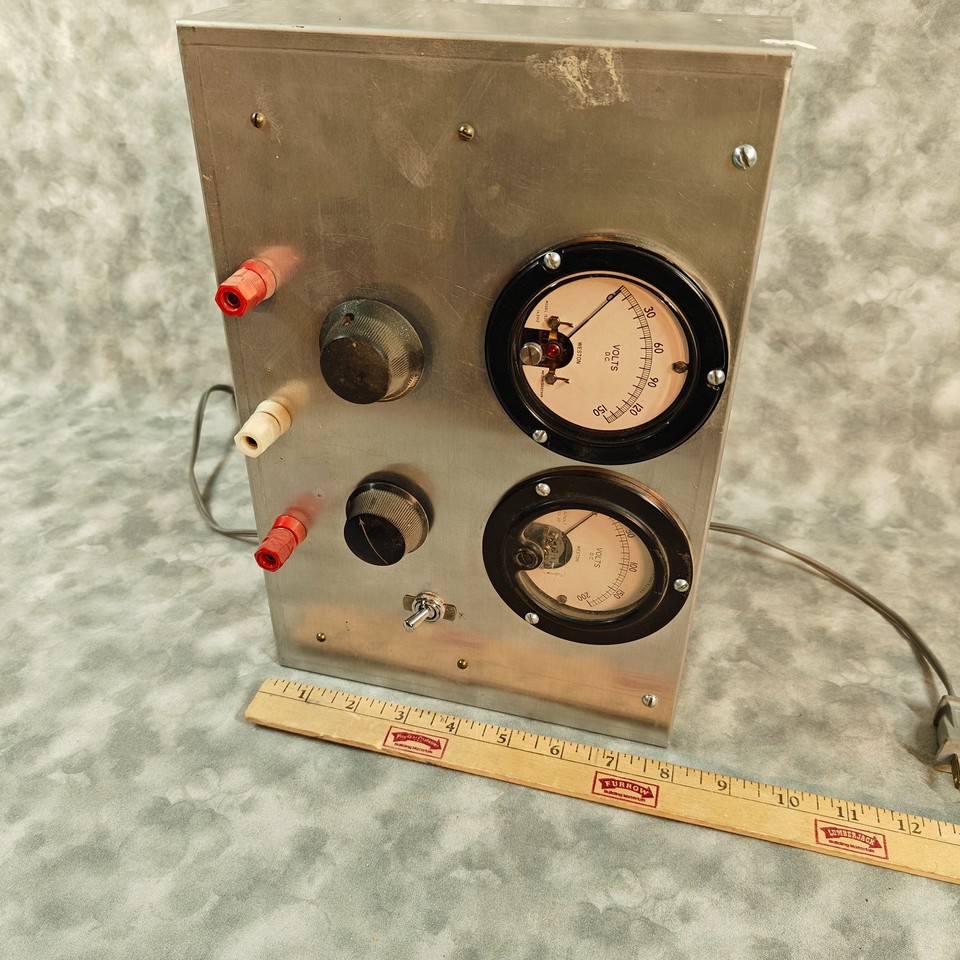 Vintage Dual Variac Bench Power Supply 0-140V 10A Superior Electric ...