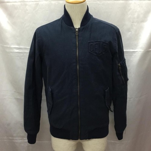 Deus Ex Machina Jacket Blazer XS Navy Logo Pattern Used | eBay