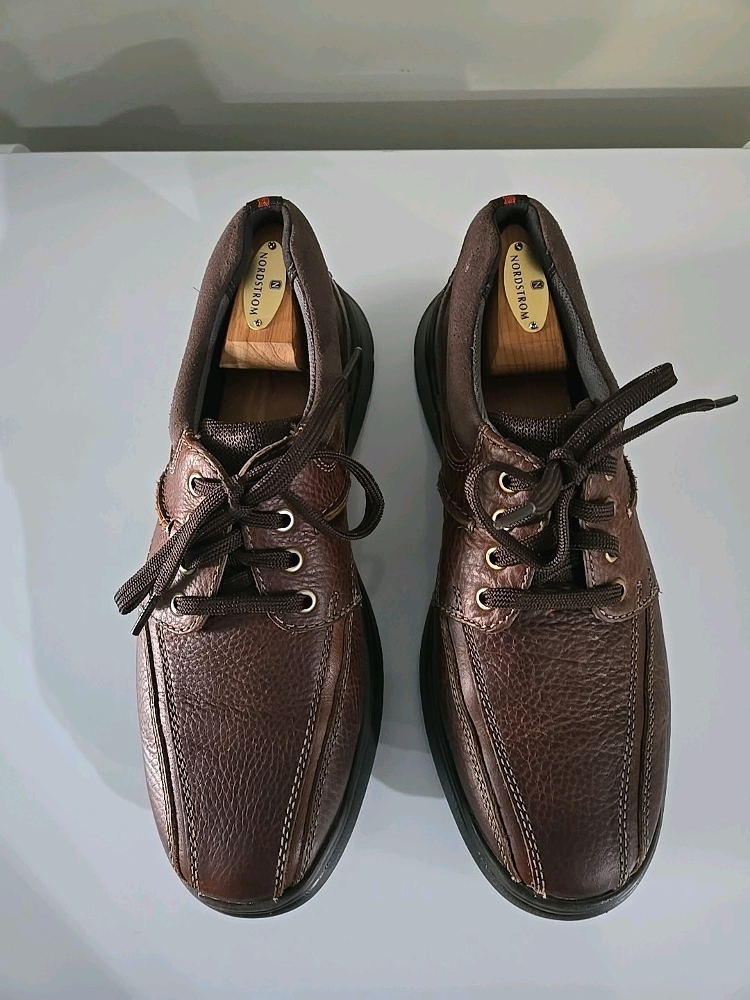 Clarks Collection Brown Leather Tracker Moc Toe Casua… - Gem