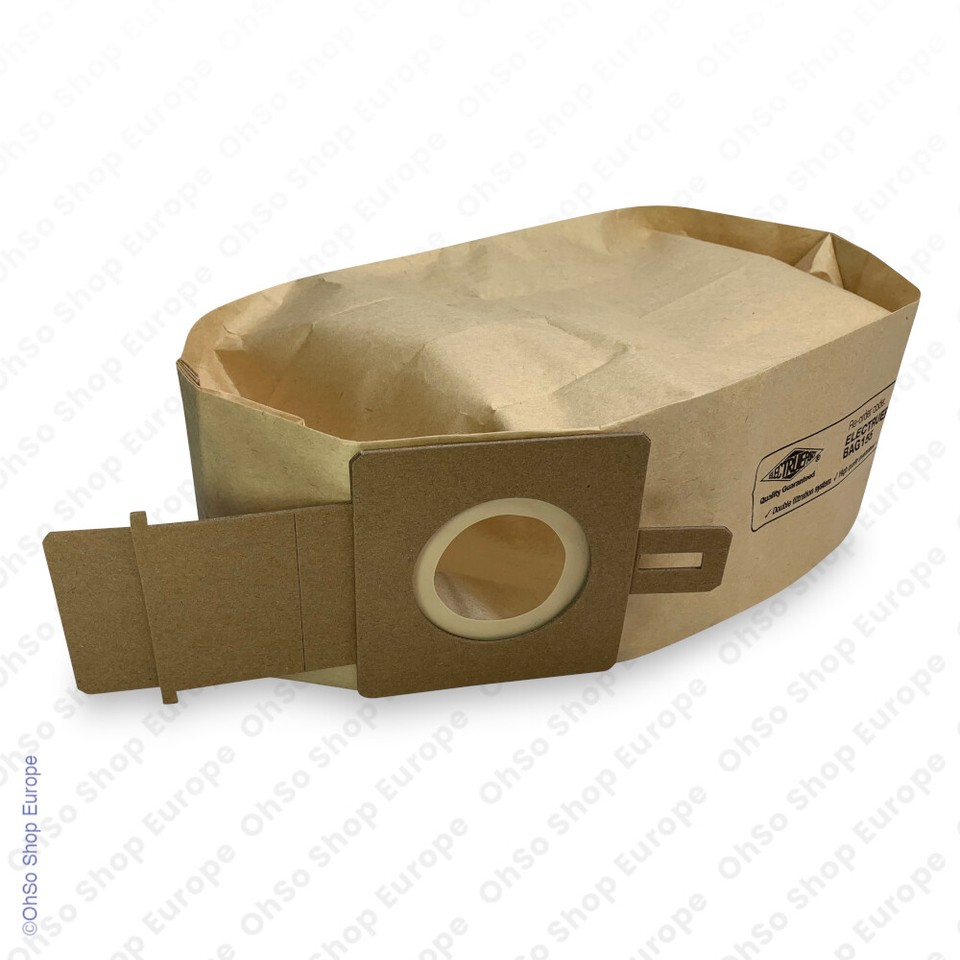 5 x HOOVER Vacuum Cleaner Bags H20 Type To Fit PUREPOWER, U3268, U3330 ...