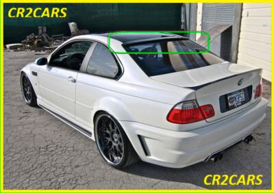 BMW E46 3series Coupe 2door REAR/WINDOW SPOILER (1998-2005) | eBay