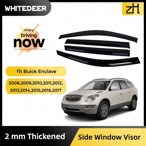 Fits for Buick Enclave 08-17 Side Window Vent Visor Sun Rain Deflector ...