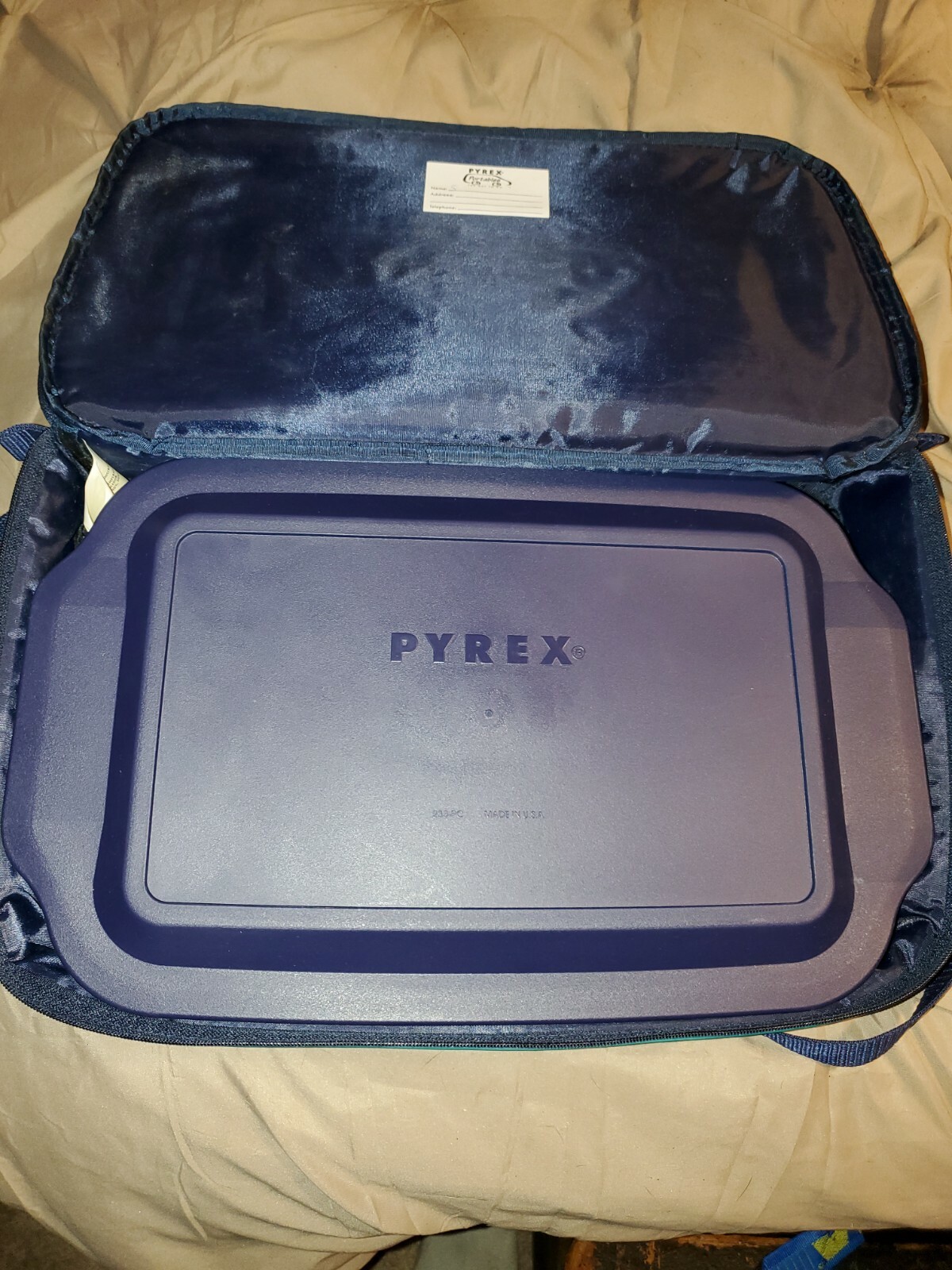 Pyrex Portables Insulated Food Carrier Clear Dish and Cover | eBay