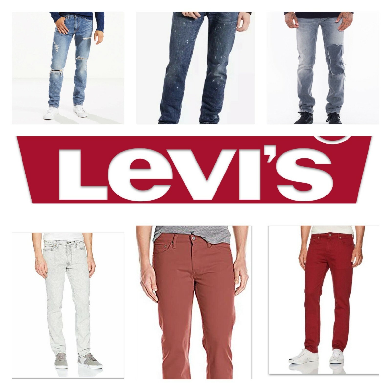 Levi's 511 Men's Denim Slim Fit Jeans Many Colors Many Sizes Levis 511 ...