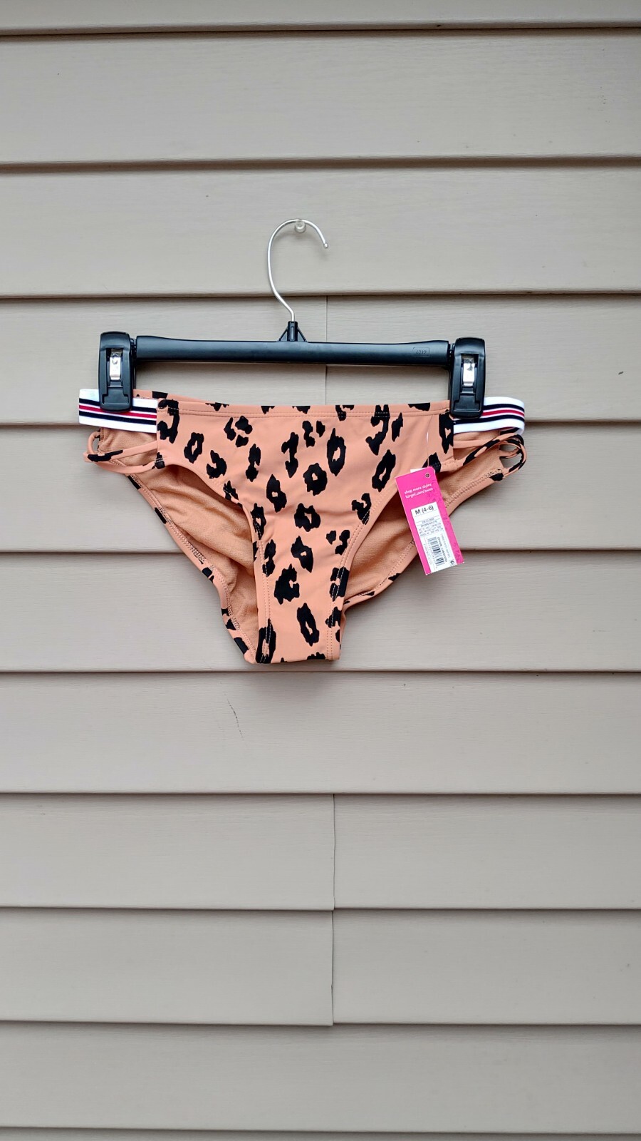 Xhilaration Animal Print Cheeky Bikini Bottoms MEDIUM NWT Tan Black ...