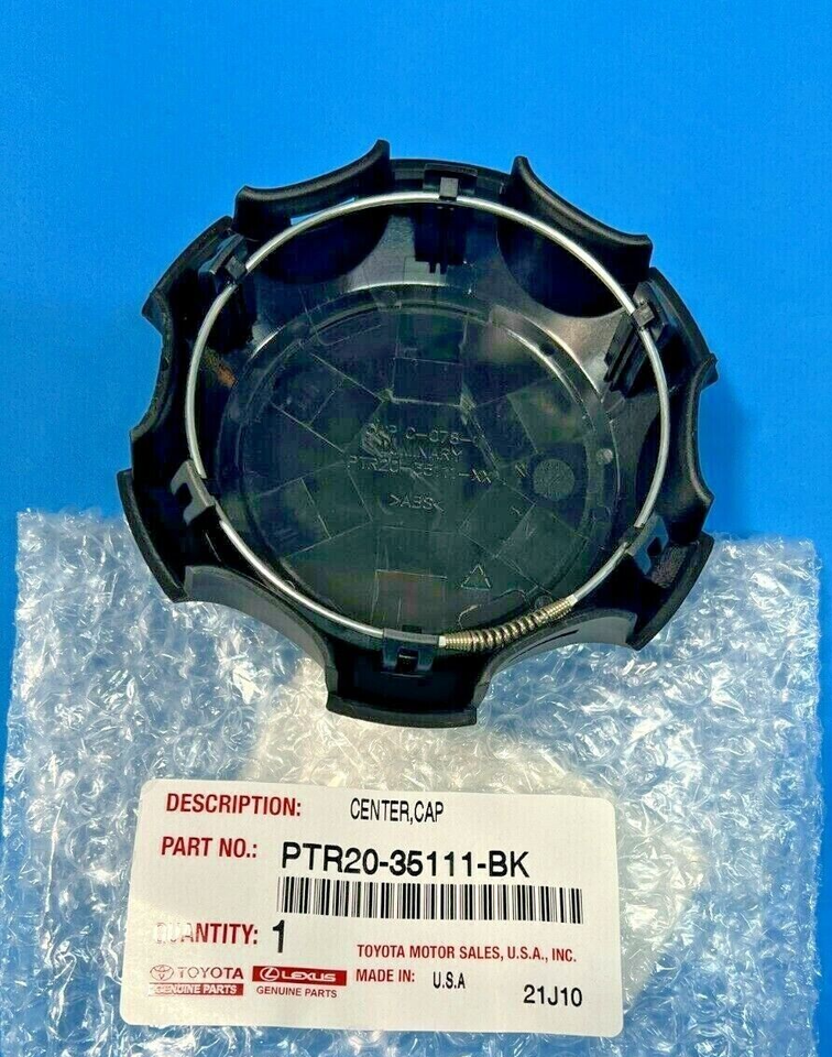 OEM TOYOTA TRD BLACK CENTER CAP WITH TRD LOGO PTR20-35111-BK | eBay