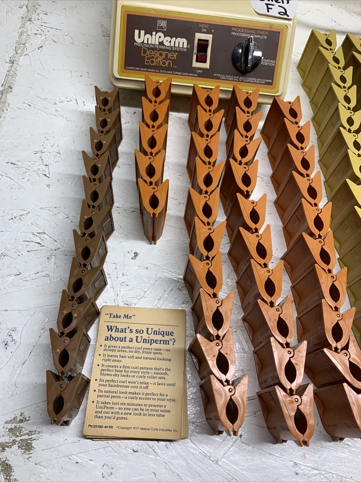 Vintage 1970's Helene Curtis Uniperm Precision Hair Perming System | eBay