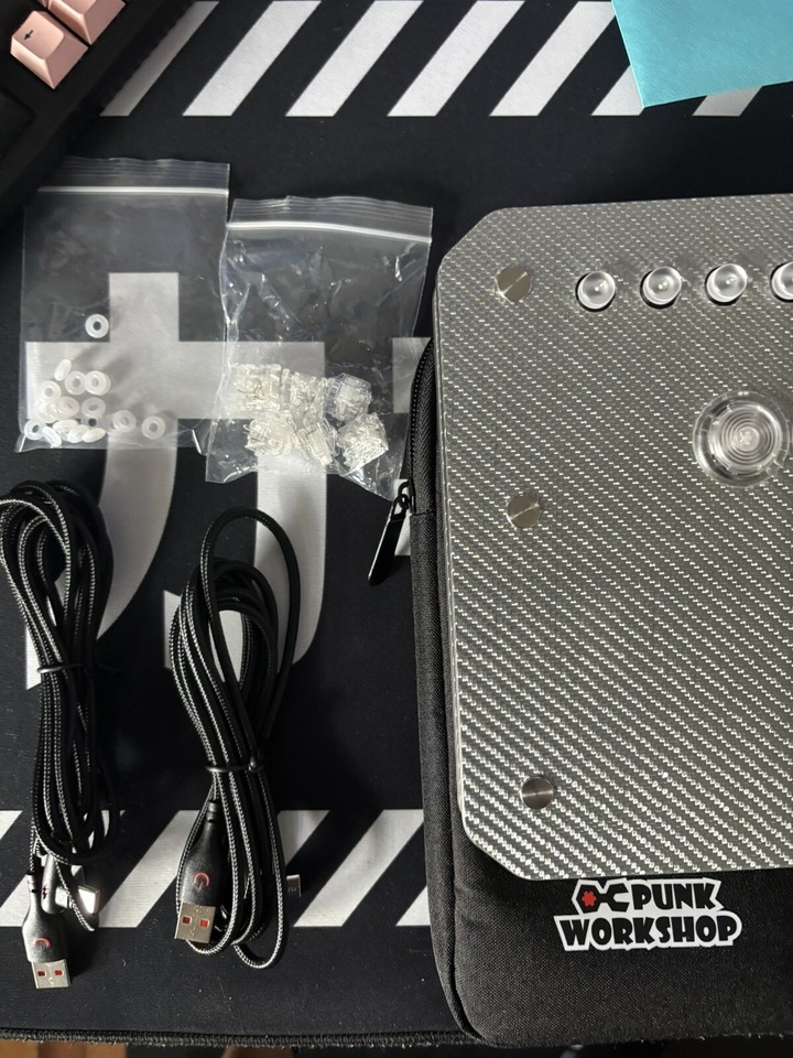 Punk Workshop Carbon Fiber Leverless Hitbox Fightstick Controller Brook P5 Plus | eBay