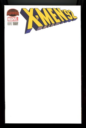 X-Men '92 Marvel Blank Sketch Comic Book Variant #1 | eBay