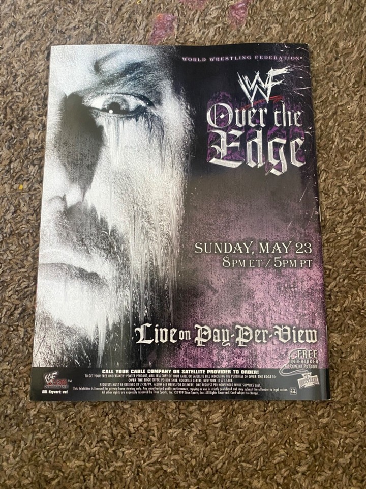 AUSTIN & MCMAHON WWF RAW MAGAZINE MAY 1999 w/IVORY CENTERFOLD POSTER | eBay