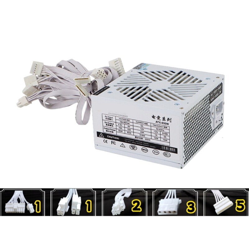 650W Power Supply For PC Computer 650W Power Supplies 650W High ...