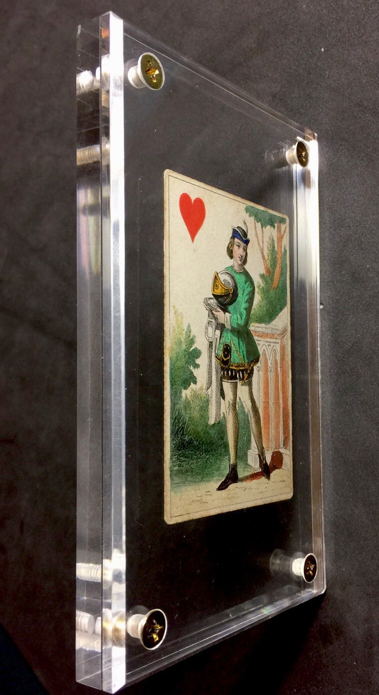 c1840 Antique Playing Cards Parisian Engraved Hand Painted Single By O ...