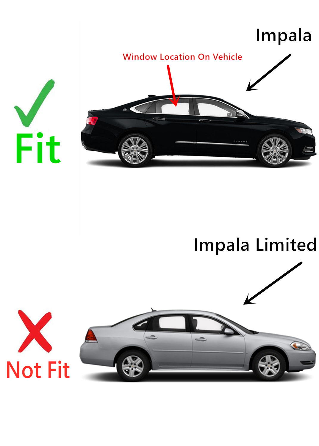 Fit 2014-2020 Chevrolet Impala Sedan Passenger Right Side Rear Door ...