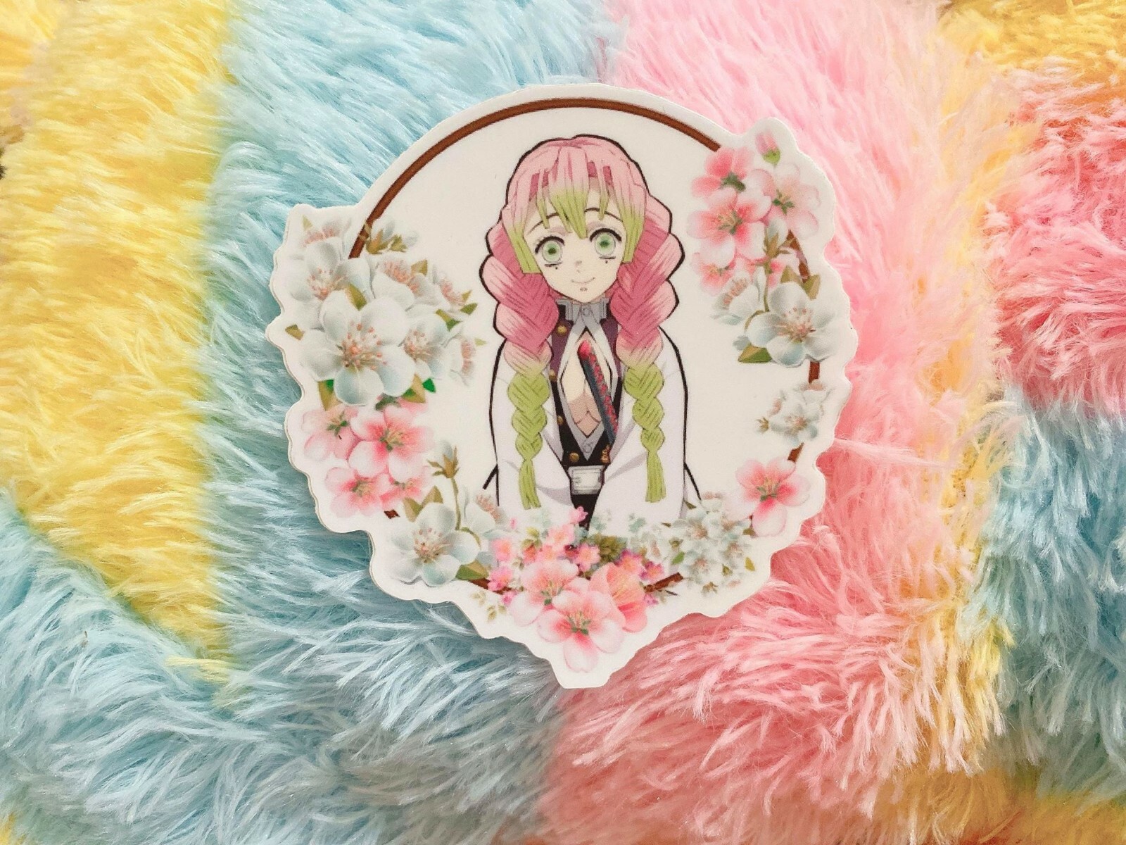 Anime Demon Slayer Kimetsu No Yaiba Mitsuri Kanroji Waifu Flower ...