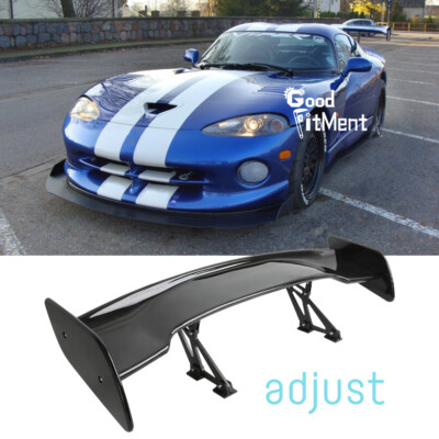 For Dodge Viper 92-17 57" Racing GT Glossy Black Rear Trunk Spoiler w ...