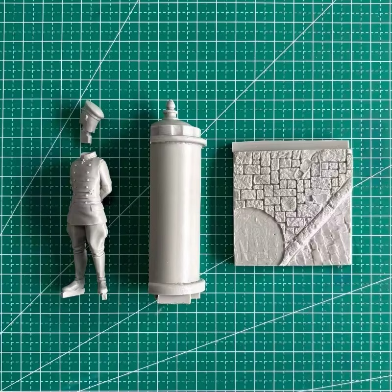 1/24 Scale 75mm WWI German Officer Resin Figure Historical Model with ...