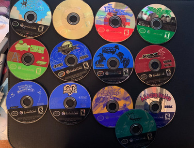 NINTENDO GAMECUBE LOOSE GAMES LOT ZELDA MARIO STARFOX SONIC SHADOW ...