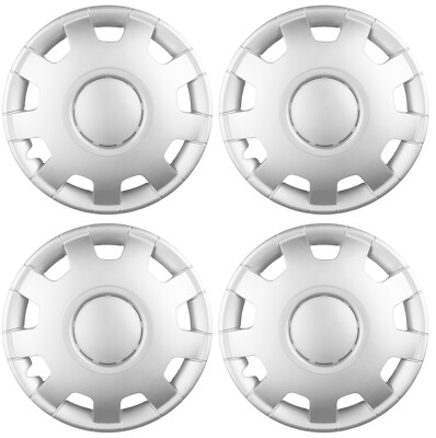 4 x15" Inch Caravan Motorhome Wheel Trims Rims Hub Caps - SILVER | eBay UK