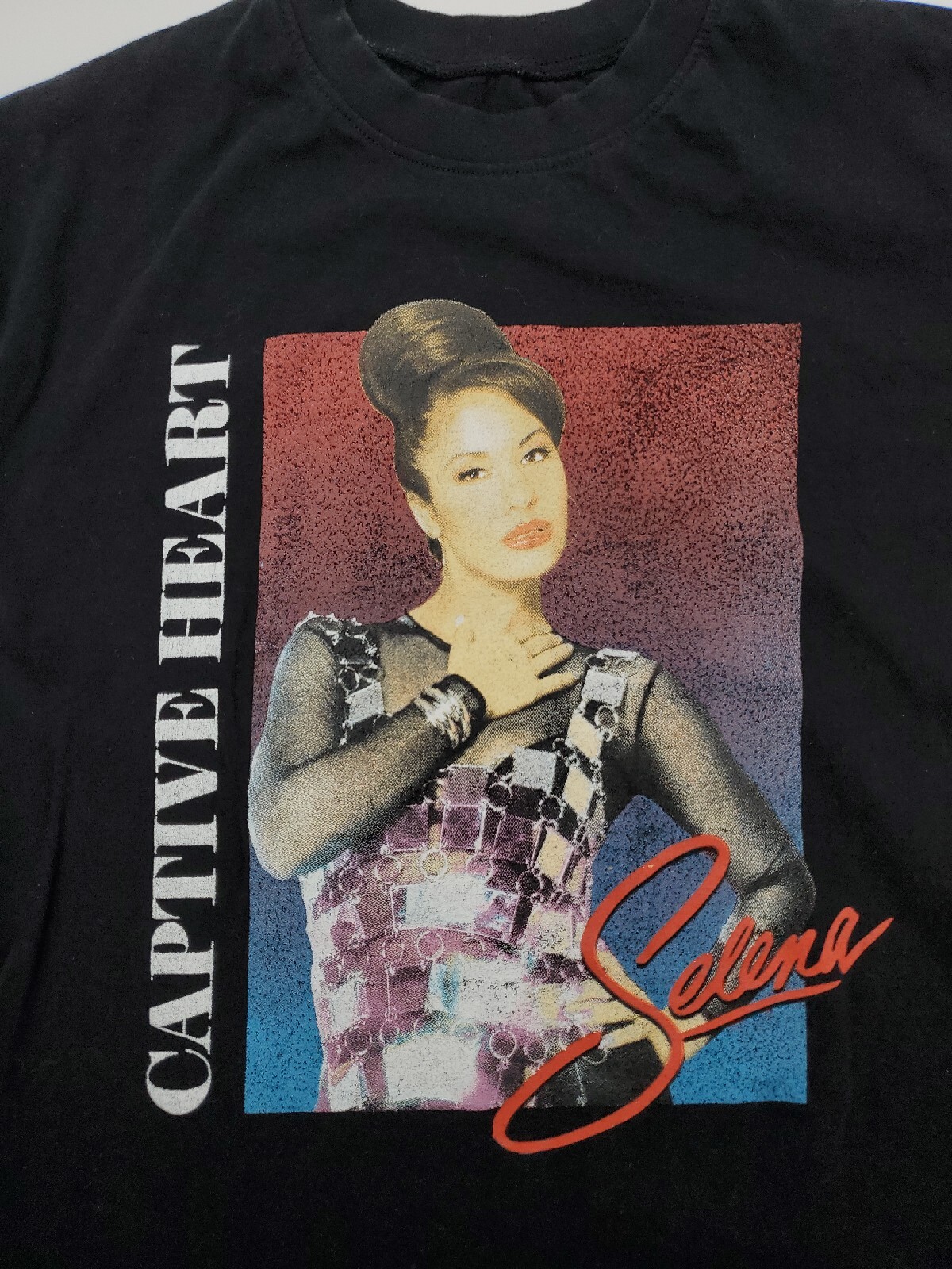 Selena Quintanilla Official T-Shirt Cropped Womens S… - Gem