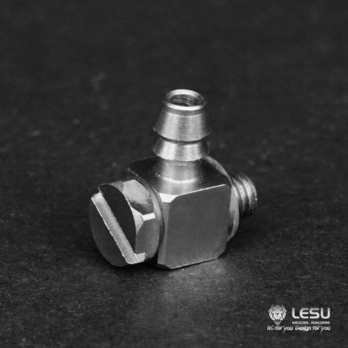 LESU Spare Metal M3 Curved Nozzle for 1/14 Tamiya RC Tractor Truck DIY ...