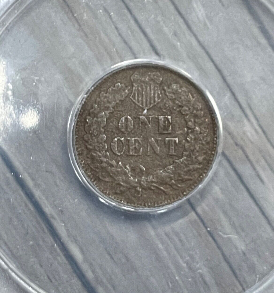 1877 Indian Head 1 Cent, Penny ANACS Good 6 Brown, Low Mintage Key Date ...