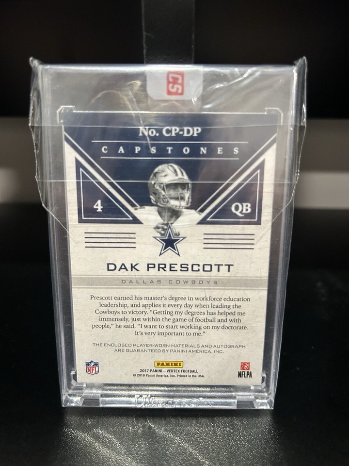 dak presscott Capstones Patch Auto | eBay