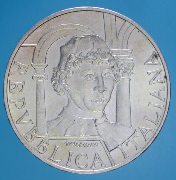 REPUBBLICA ITALIANA 500 LIRE 1992 PIERO DELLA FRANCESCA SILVER COIN FDC ...