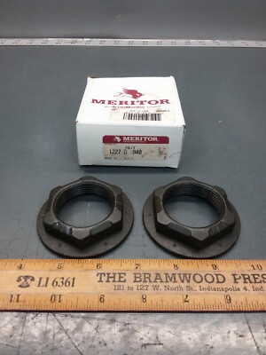 2/PACK Genuine Meritor 1227-D-940 Pinion Nuts 1227-T-306, Eaton 95262 ...
