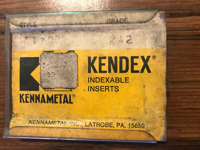 Kennametal Kendex Inserts 71700 K42 (T-1350 50) Qty 4 Inserts | eBay
