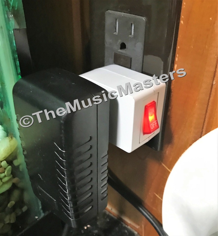 4X Single Outlet AC Wall Plug On/Off LIGHTED POWER SWITCH Electrical ...
