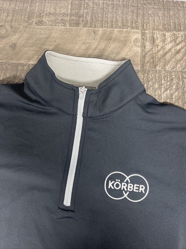 Peter Millar Perth performance quarter zip Black Size Medium | eBay