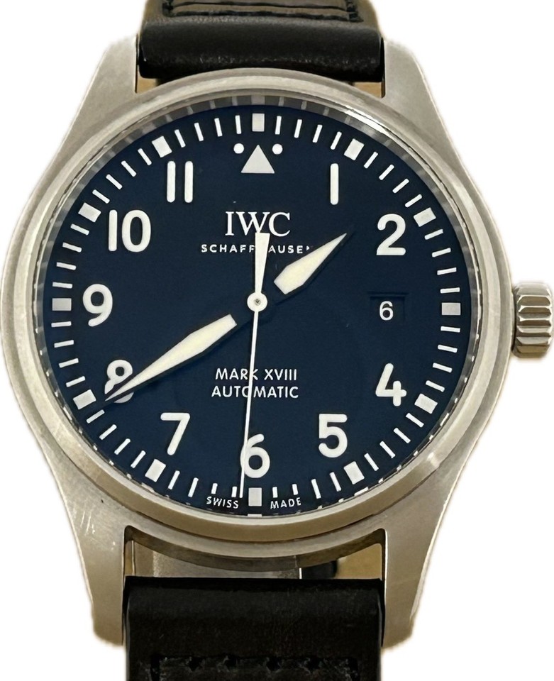 IWC Pilot Watch Mark XV III IW327009 Black Automatic Mens Watch ...