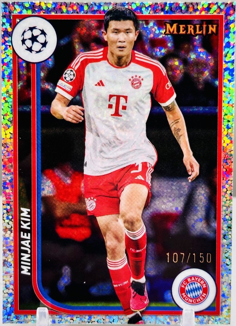 2023-24 Topps Merlin Uefa Club Competitions - Kim Min-jae #45 Speckle ...