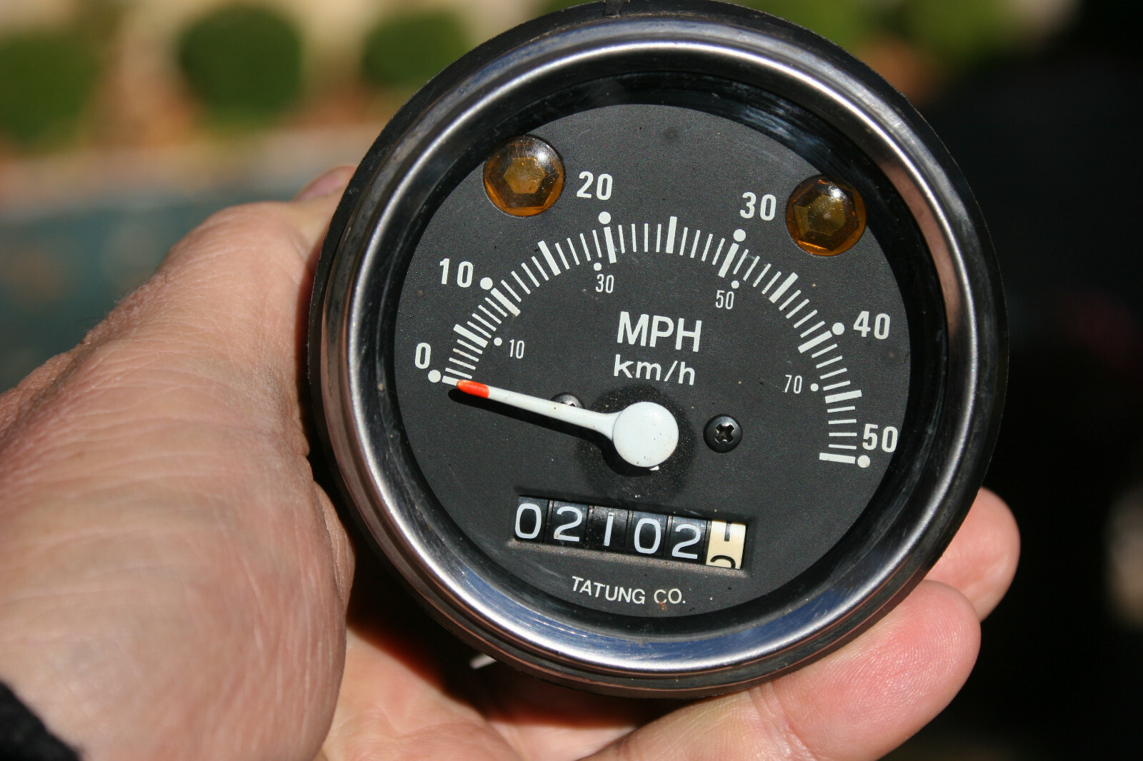 Tatung Vintage 50 MPH Speedometer - Motorcycle | eBay